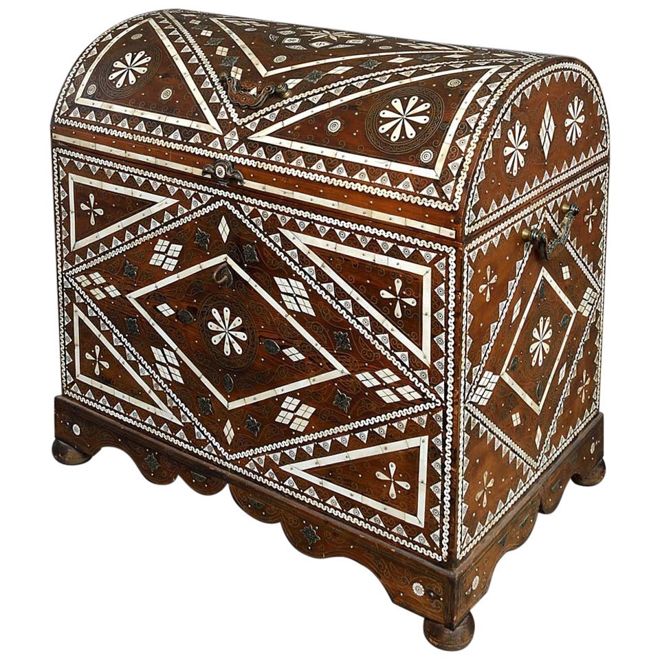 A Fine Bone Inlaid Blanket Chest at 1stdibs