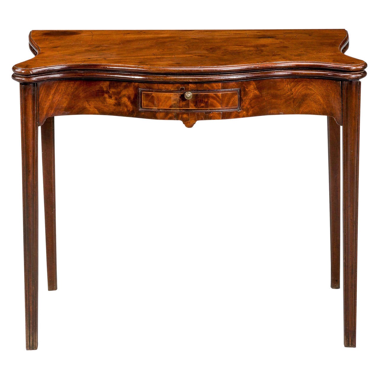 18th Century Mahogany Tea Table at 1stDibs