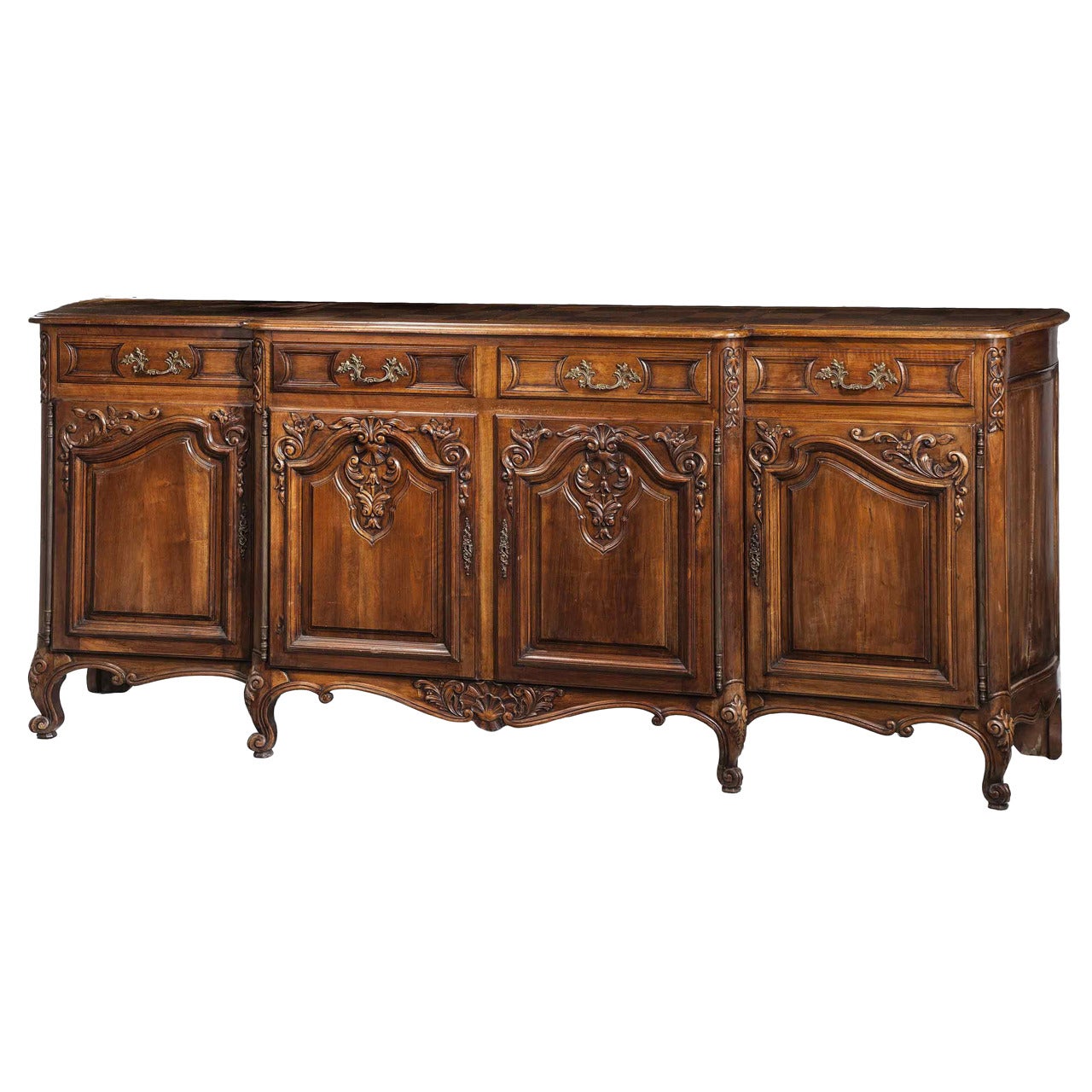 Vintage Breakfront Buffet by Thomasville at 1stdibs