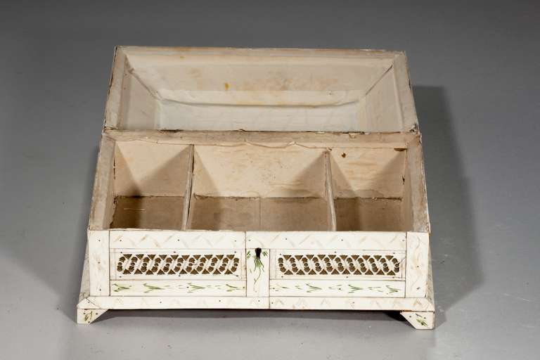 19th Century Russian Bone Casket For Sale at 1stDibs