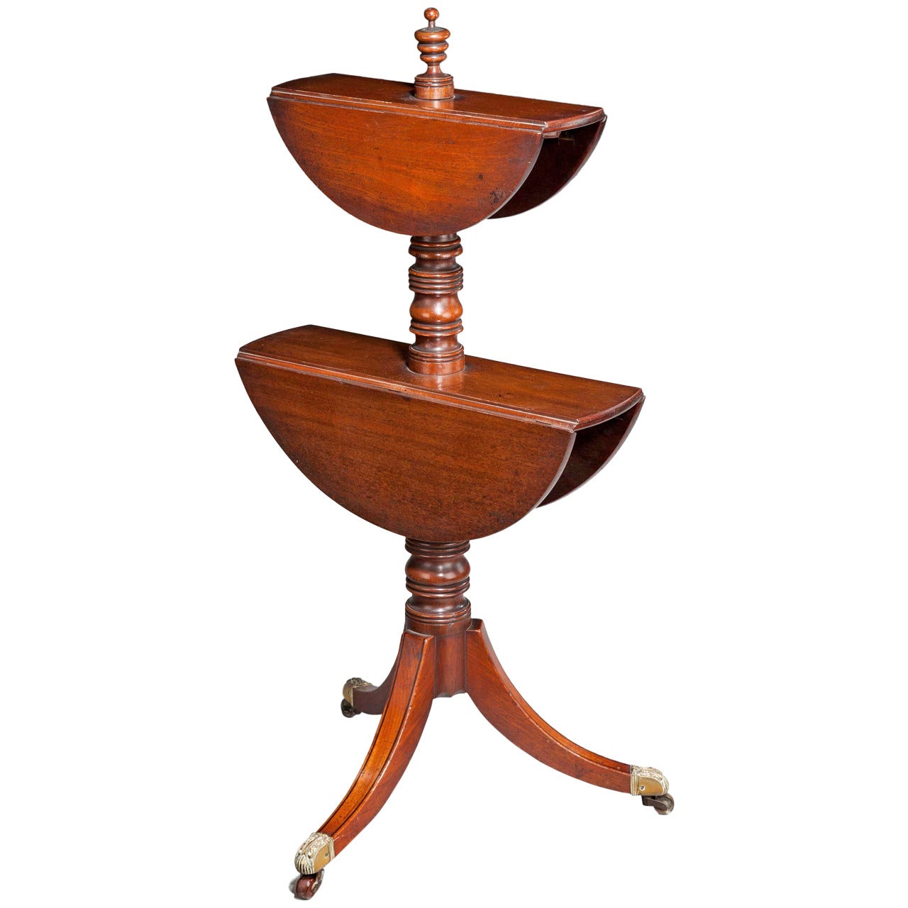 Chippendal period mahogany silver table For Sale at 1stDibs