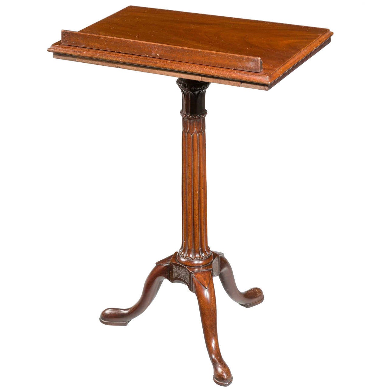 Mahogany Chippendale Style Writing Table at 1stDibs