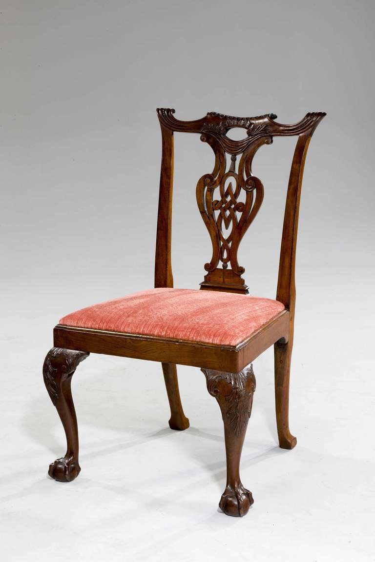 Set of Eight Chippendale Period Dining Chairs at 1stDibs | chippendale ...