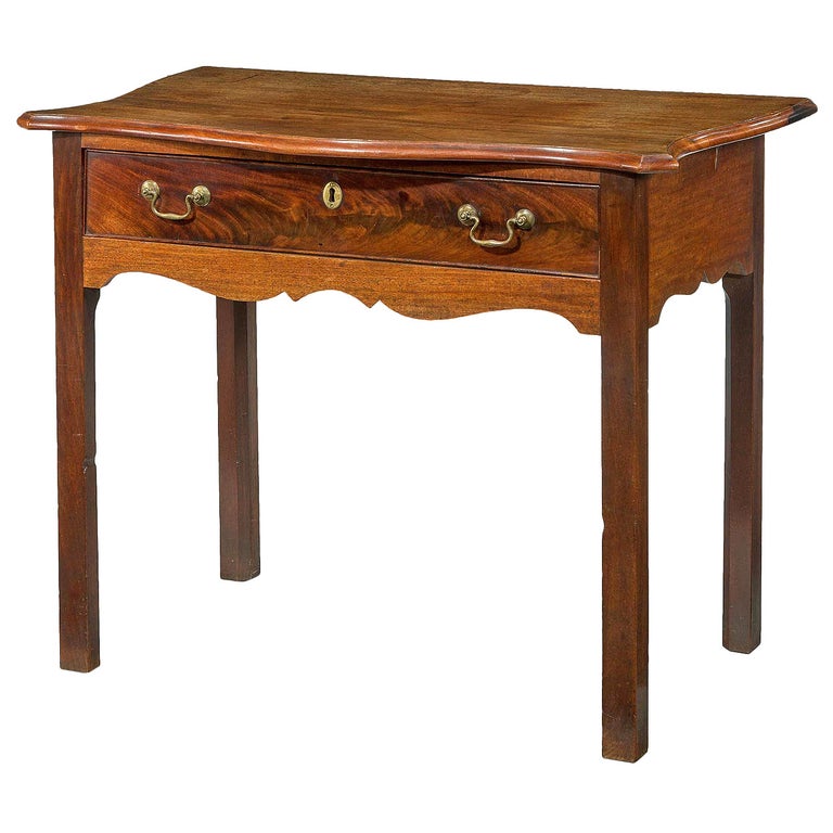 Chippendale Period Mahogany Side Table at 1stDibs