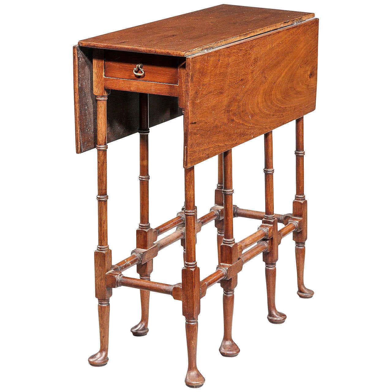 George III Style Mahogany Spider Leg Table For Sale at 1stDibs