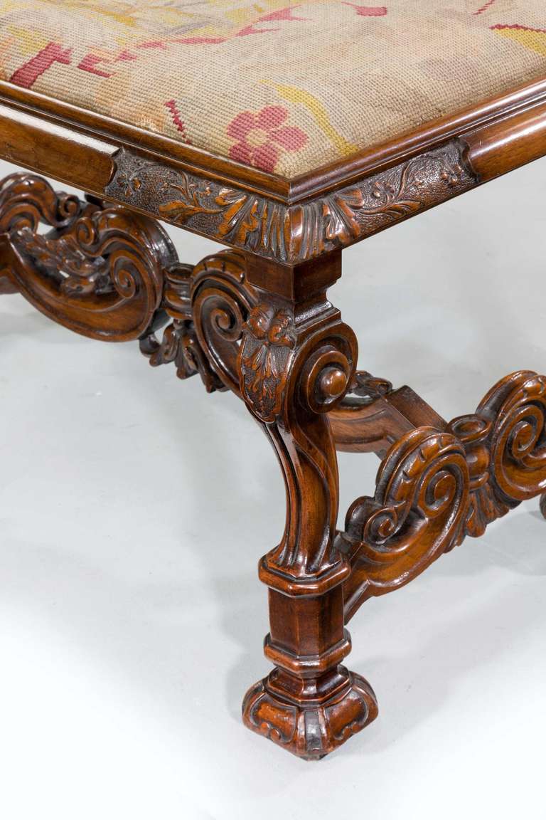 19th Century Carved Stool at 1stDibs