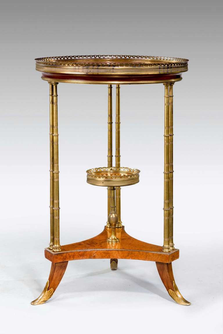 19th Century Amboyna Gueridon For Sale at 1stDibs