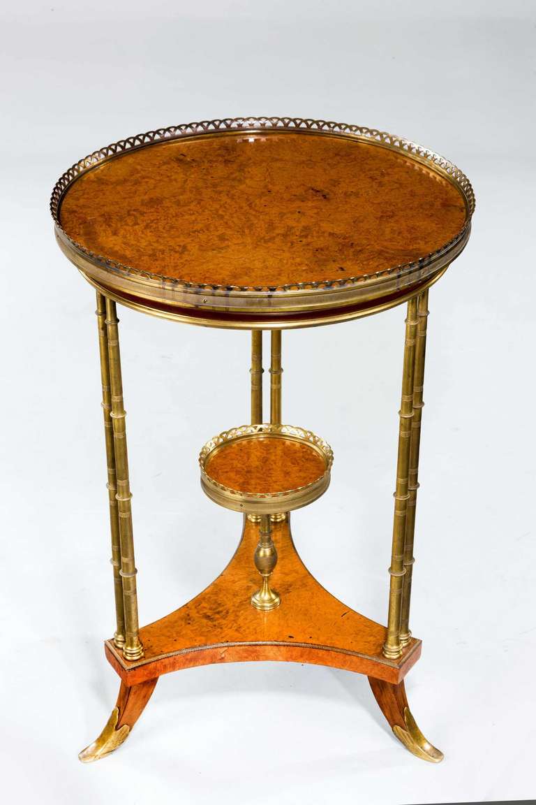 19th Century Amboyna Gueridon For Sale at 1stDibs