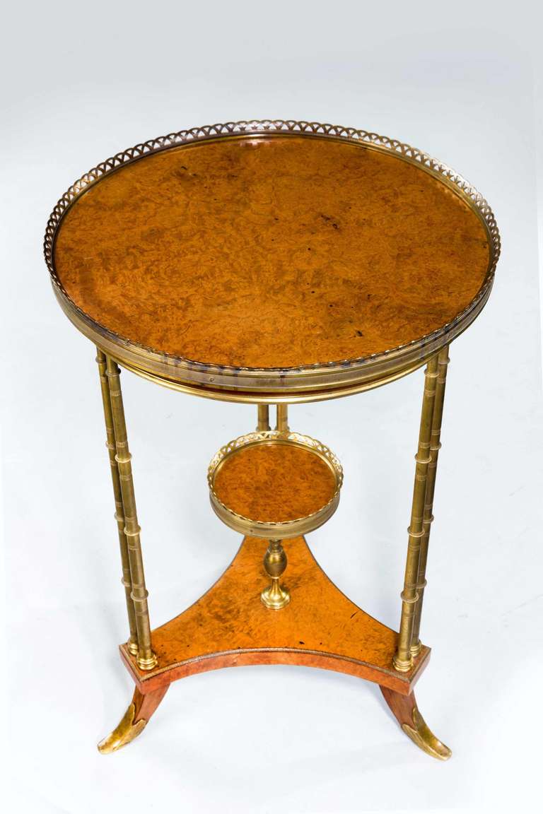 19th Century Amboyna Gueridon For Sale at 1stDibs