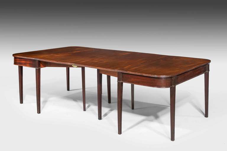 George III Period Banqueting Table For Sale at 1stDibs