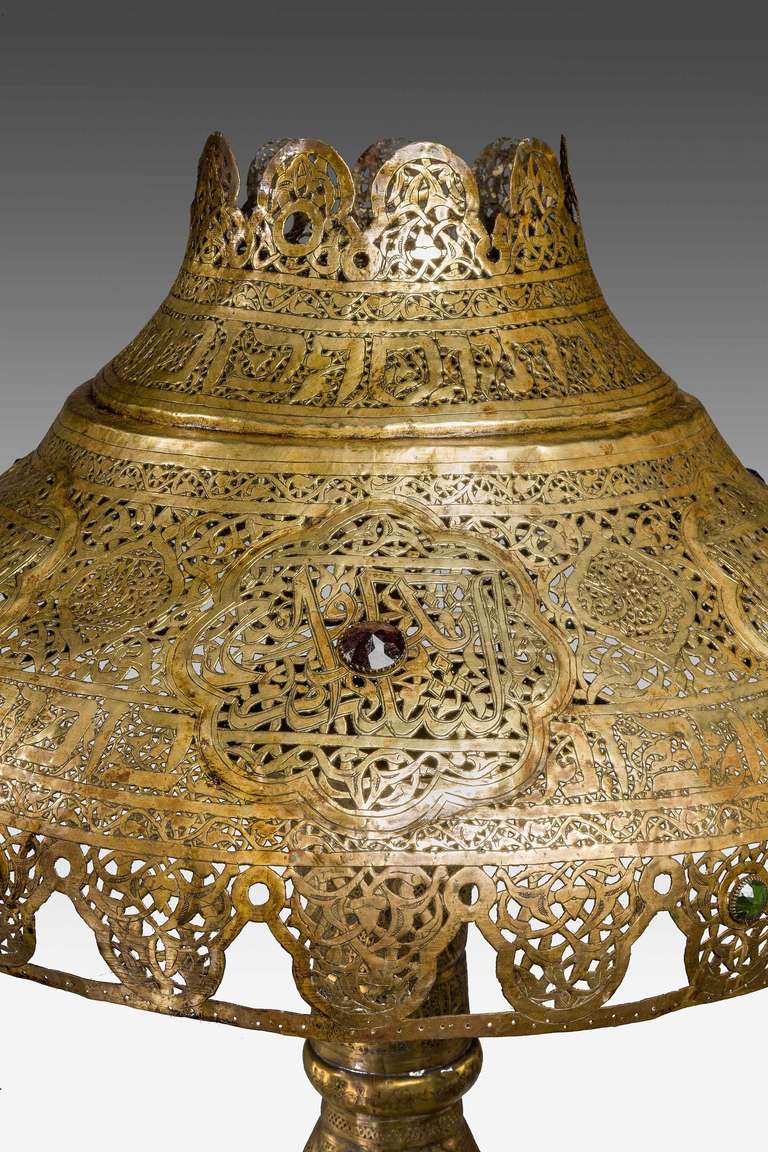 19th Century Syrian Pierced Standard Lamp at 1stDibs