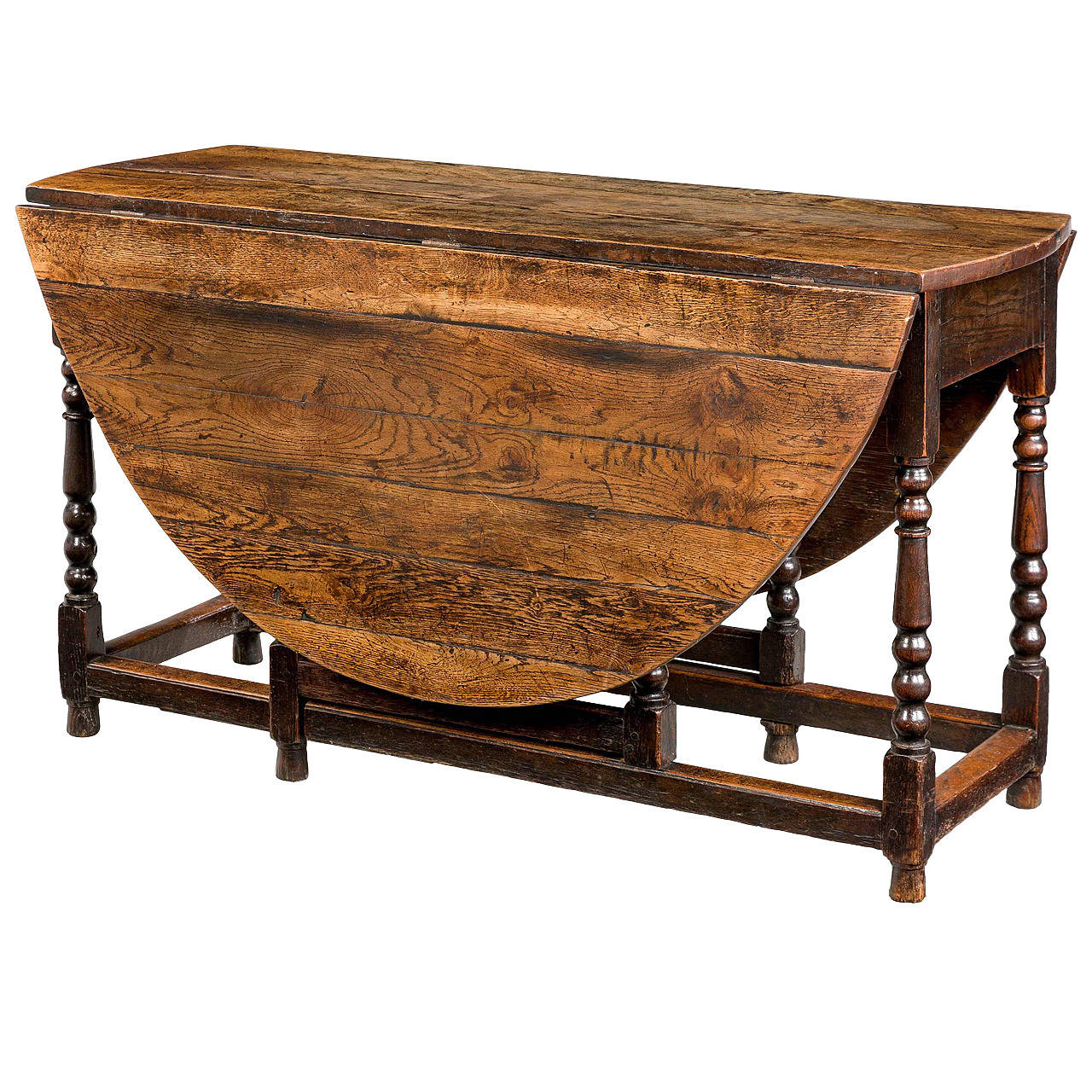 18th Century Oak Gate Leg Table For Sale at 1stdibs