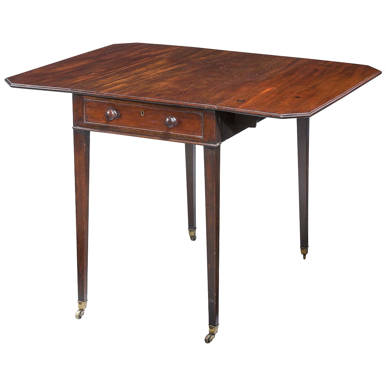 George III Period Cumberland Action Dining Table at 1stDibs