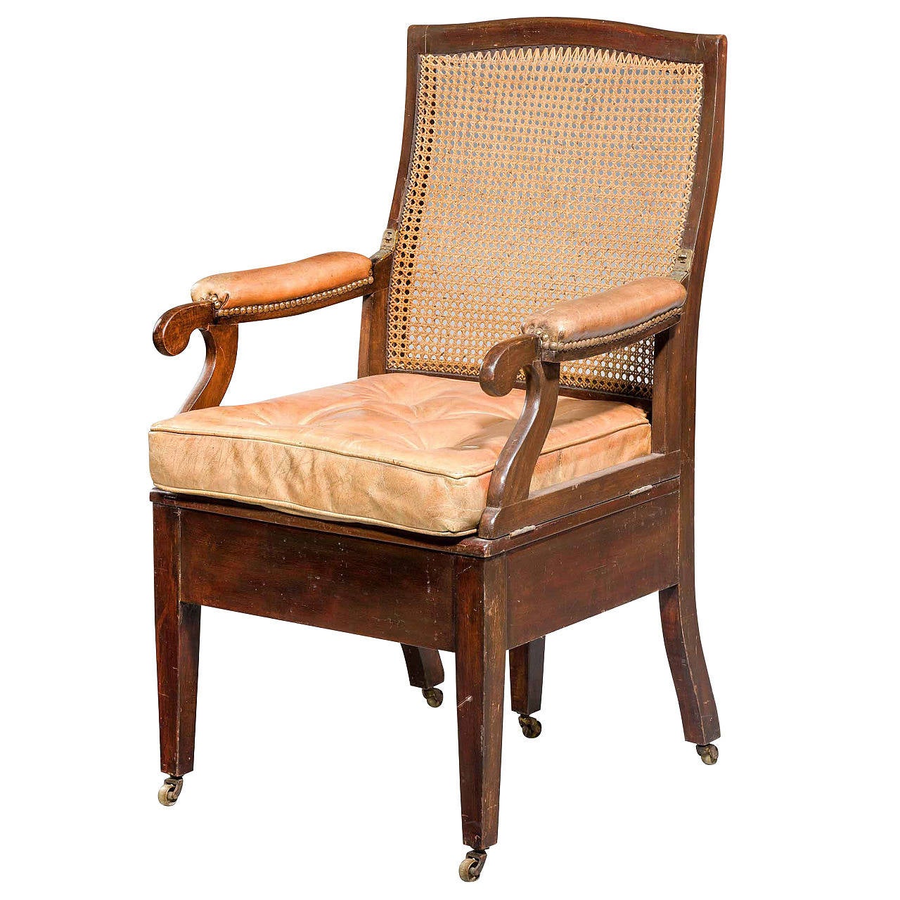 Late 19th Century Metamorphic Commode Armchair For Sale at 1stdibs