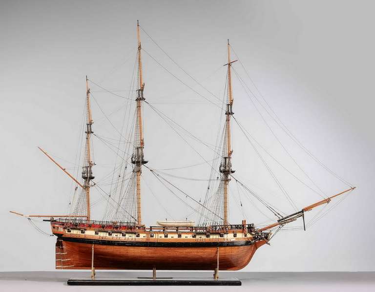 Ship Uss Frigate Essex At 1stdibs