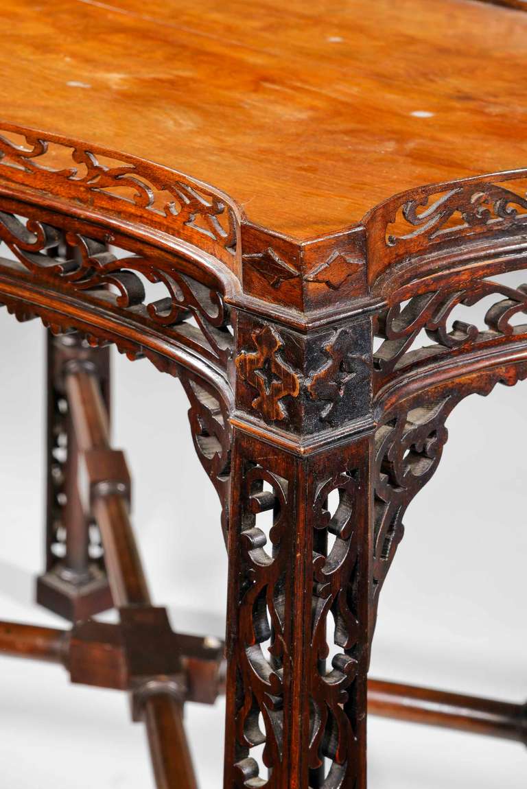 Chippendale Period Mahogany Silver Table at 1stDibs