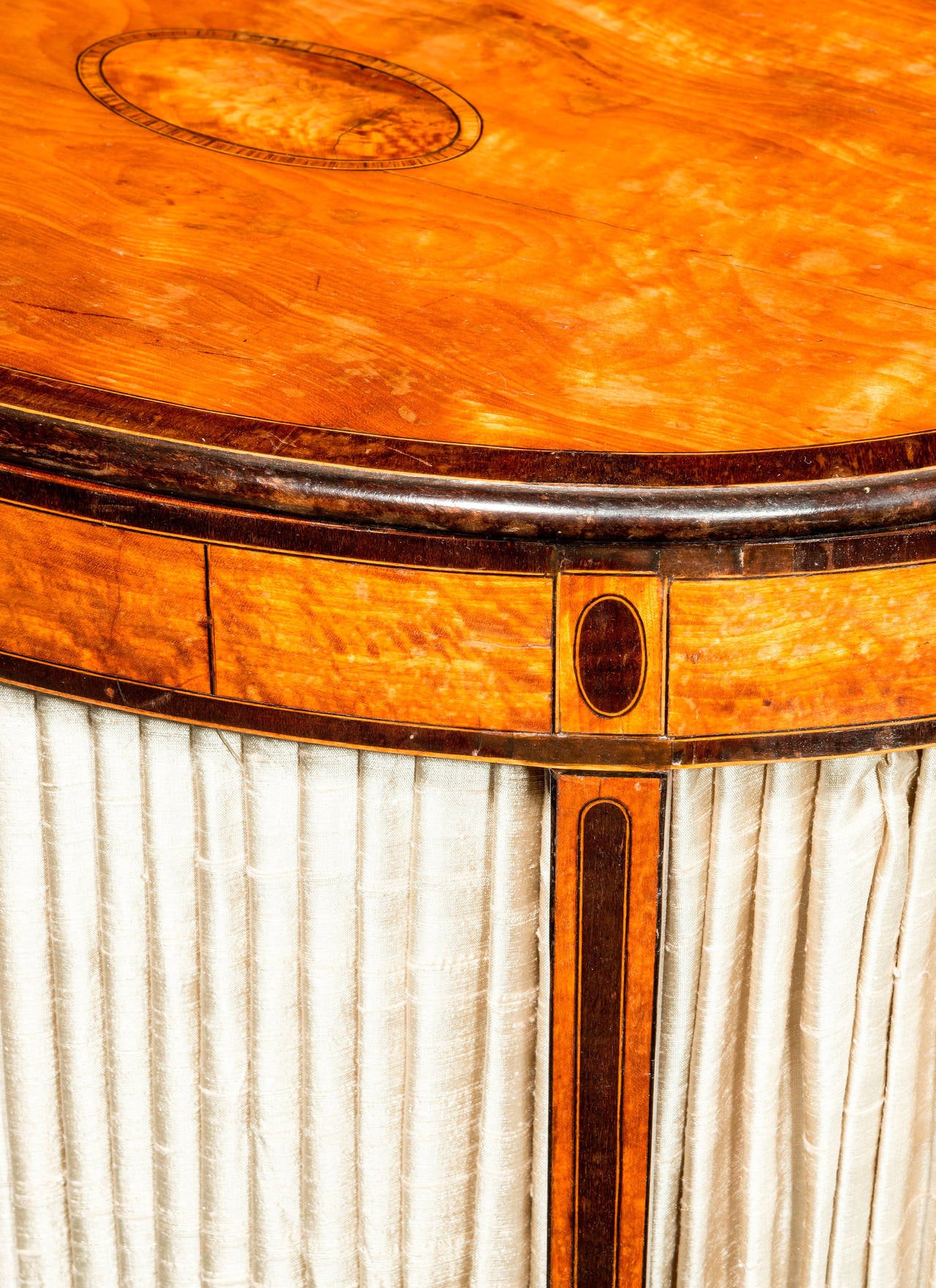 George III Period Satinwood Work Table For Sale at 1stDibs