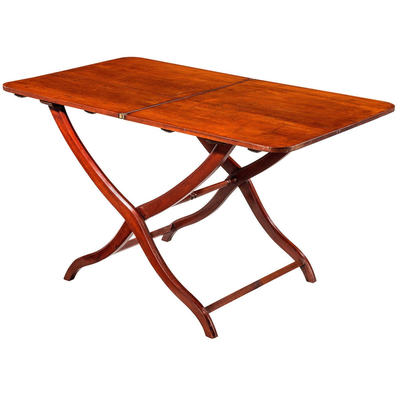 19th Century Mahogany Folding Coach Table. at 1stDibs