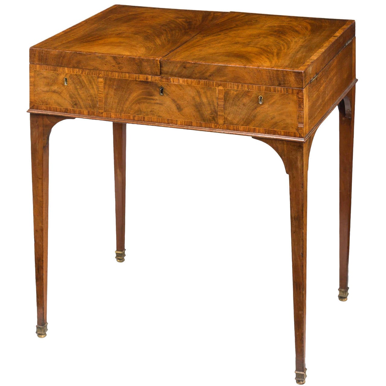George III period Gentleman's Dressing Table at 1stDibs