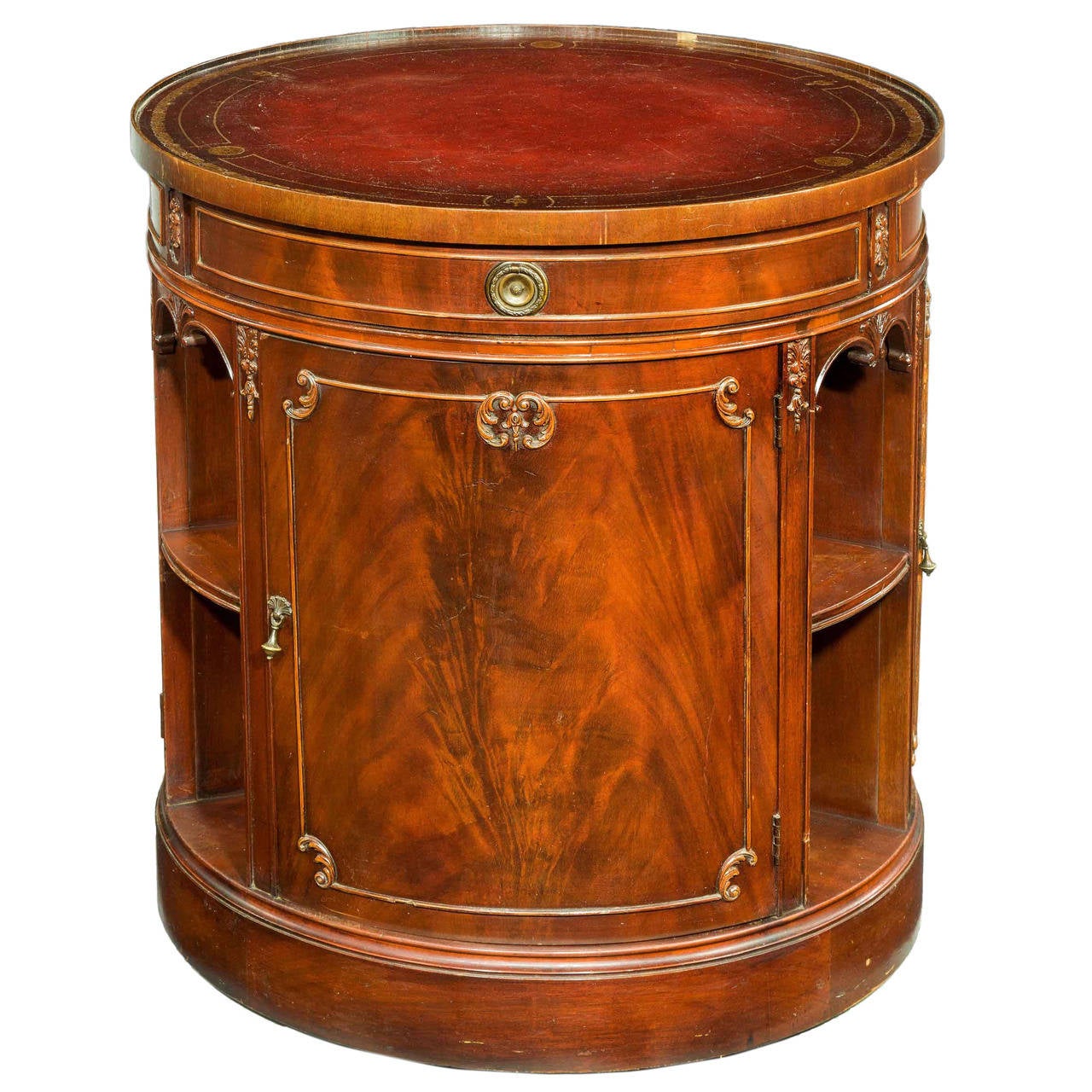 Antique Wicker Library Table at 1stDibs