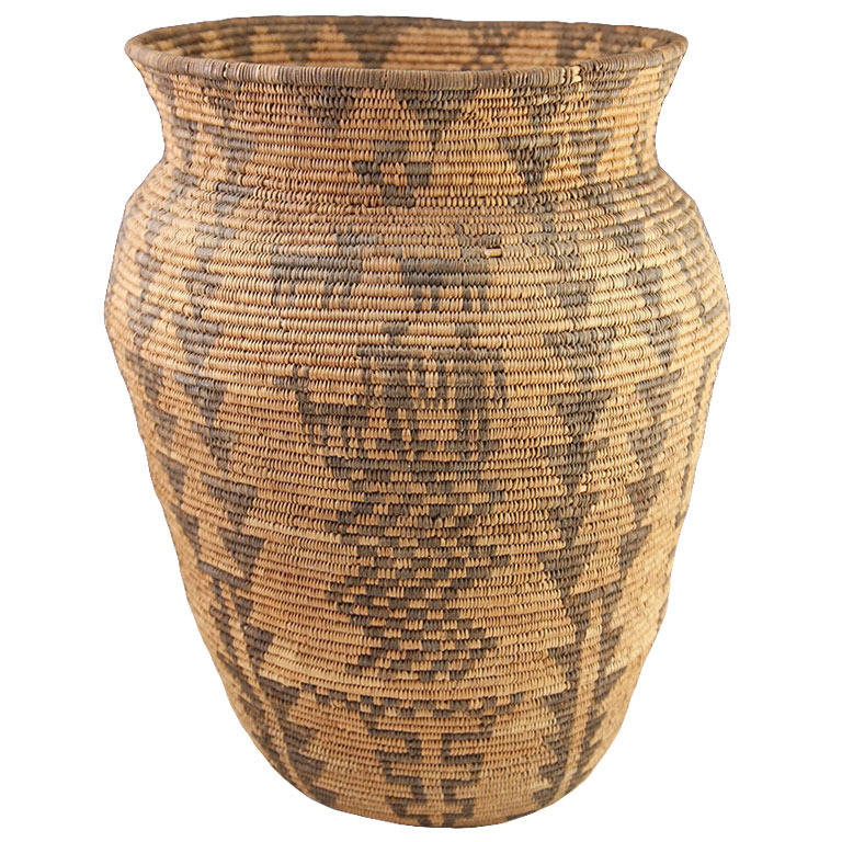 Apache Geometric and Figurative Olla at 1stDibs