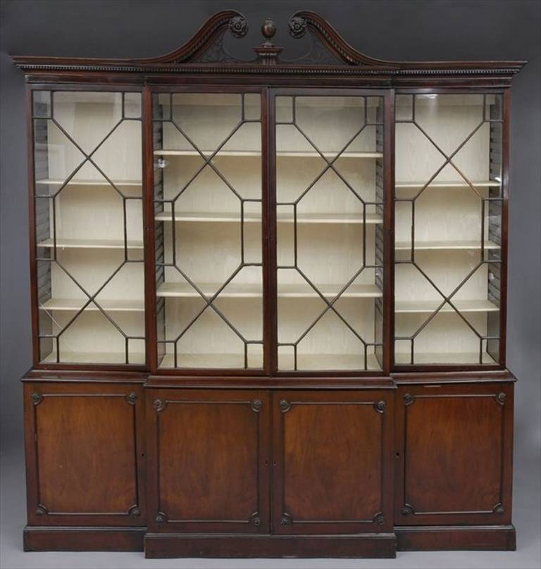 George III Breakfront Bookcase For Sale at 1stDibs