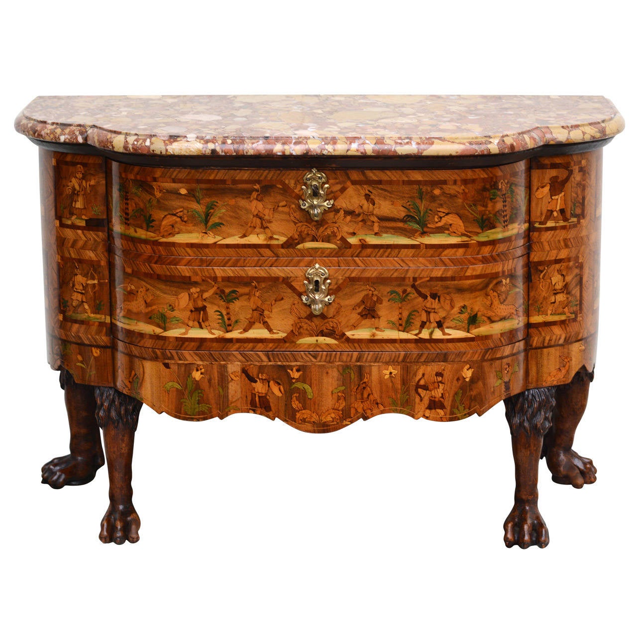 Baroque Chest of Drawers, Northern Italy, 1730s For Sale at 1stDibs