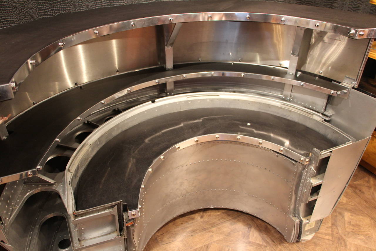 Spectacular Vintage Aviation Jet Engine Cowling Bar at 1stDibs | jet ...