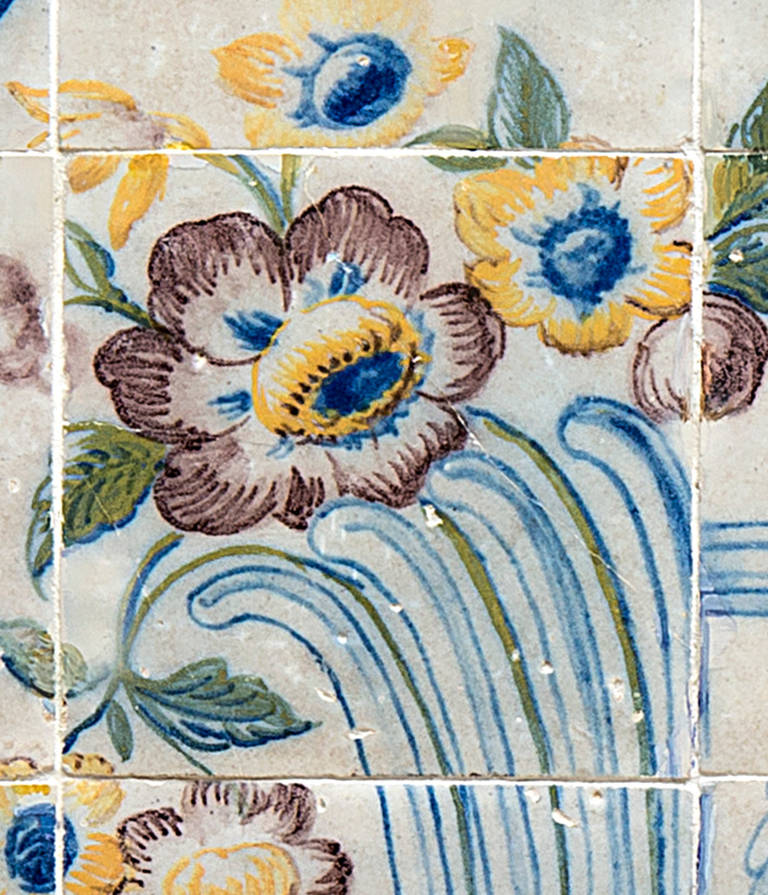Portuguese Polychrome Tile Panels at 1stDibs