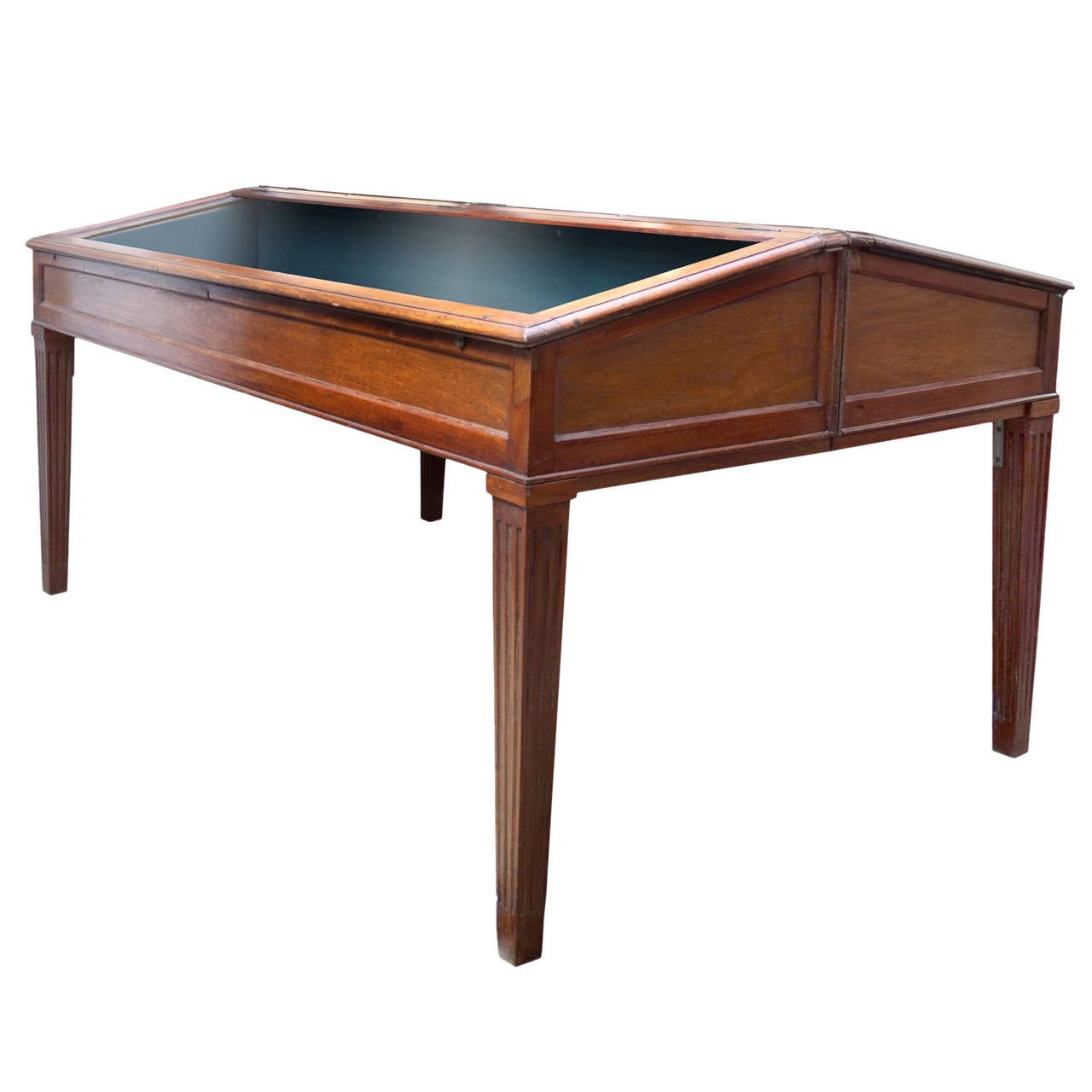 Museum Mahogany 'Double' Display Cabinet from Museum in Bristol at 1stDibs