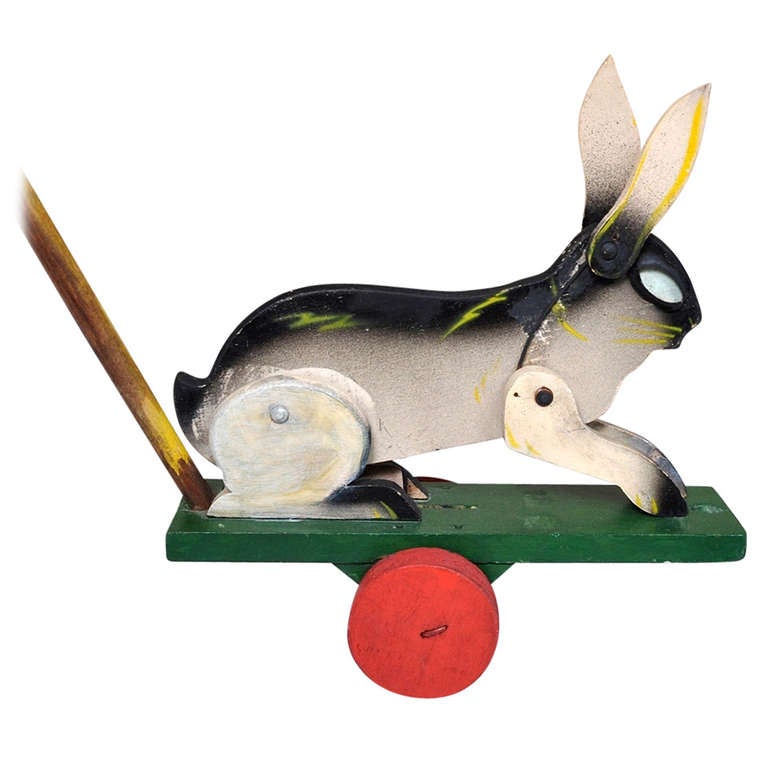 1930s French Toy Rabbit at 1stDibs | bonzo bunny toy
