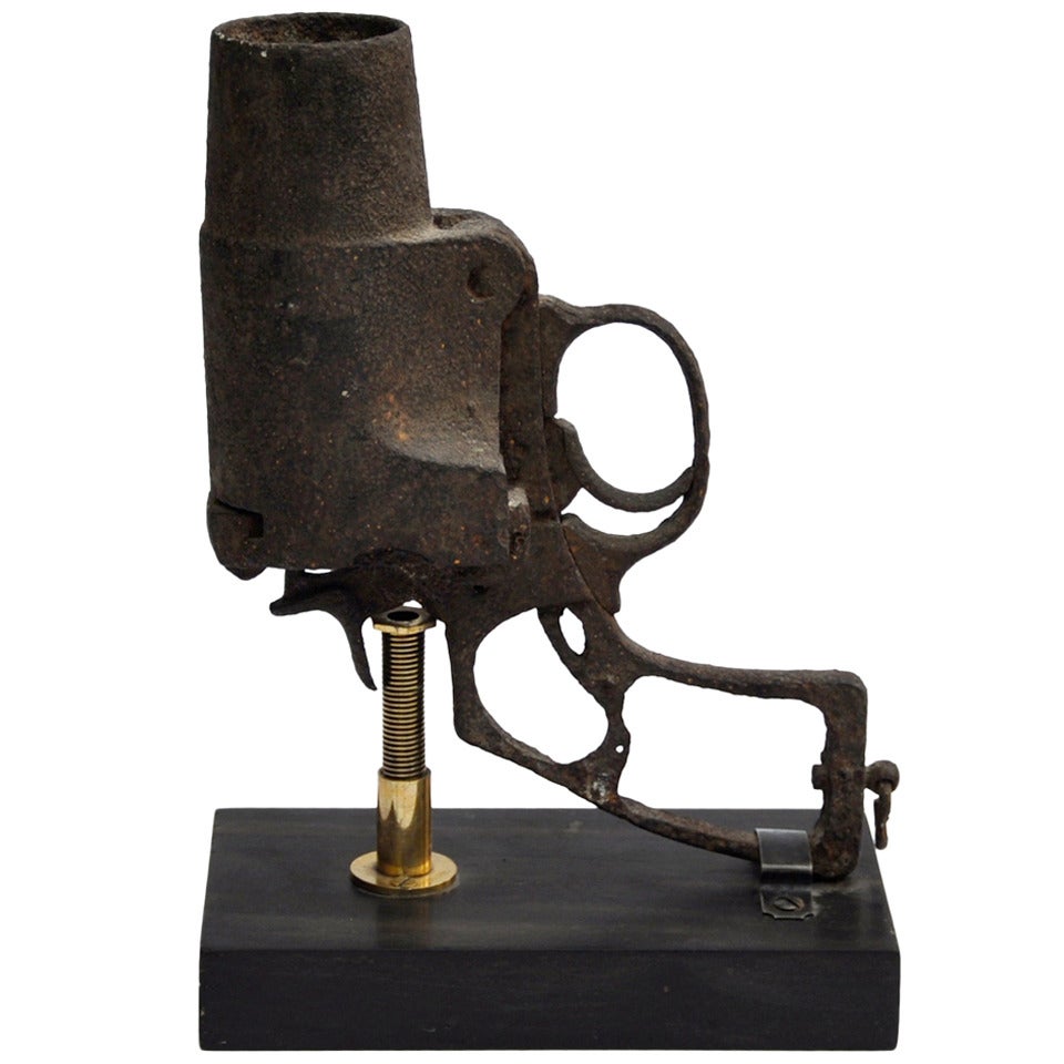 Antique Flare Gun Sculpture at 1stDibs