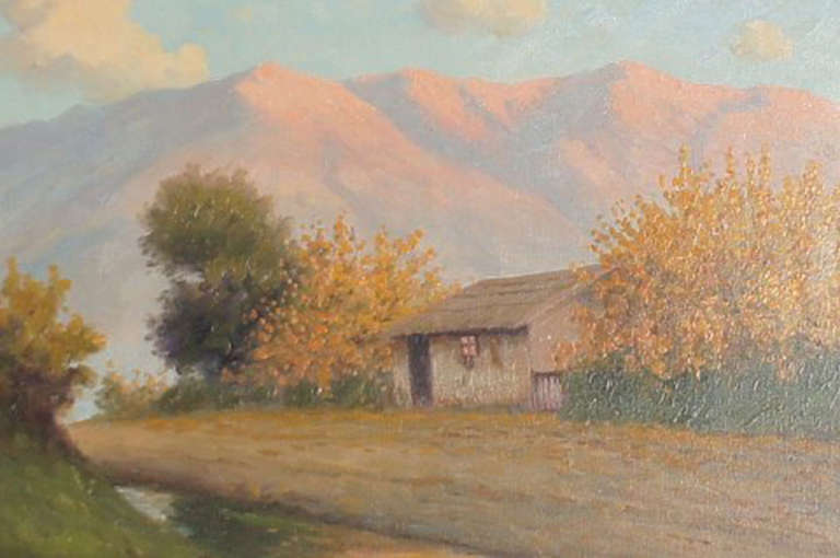 Benito Ramos Catalan (b. Chile 1888, d 1961): Mountain Landscape from ...