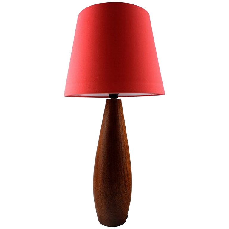 Danish Design Table Lamp in Teak For Sale at 1stDibs | danish table ...
