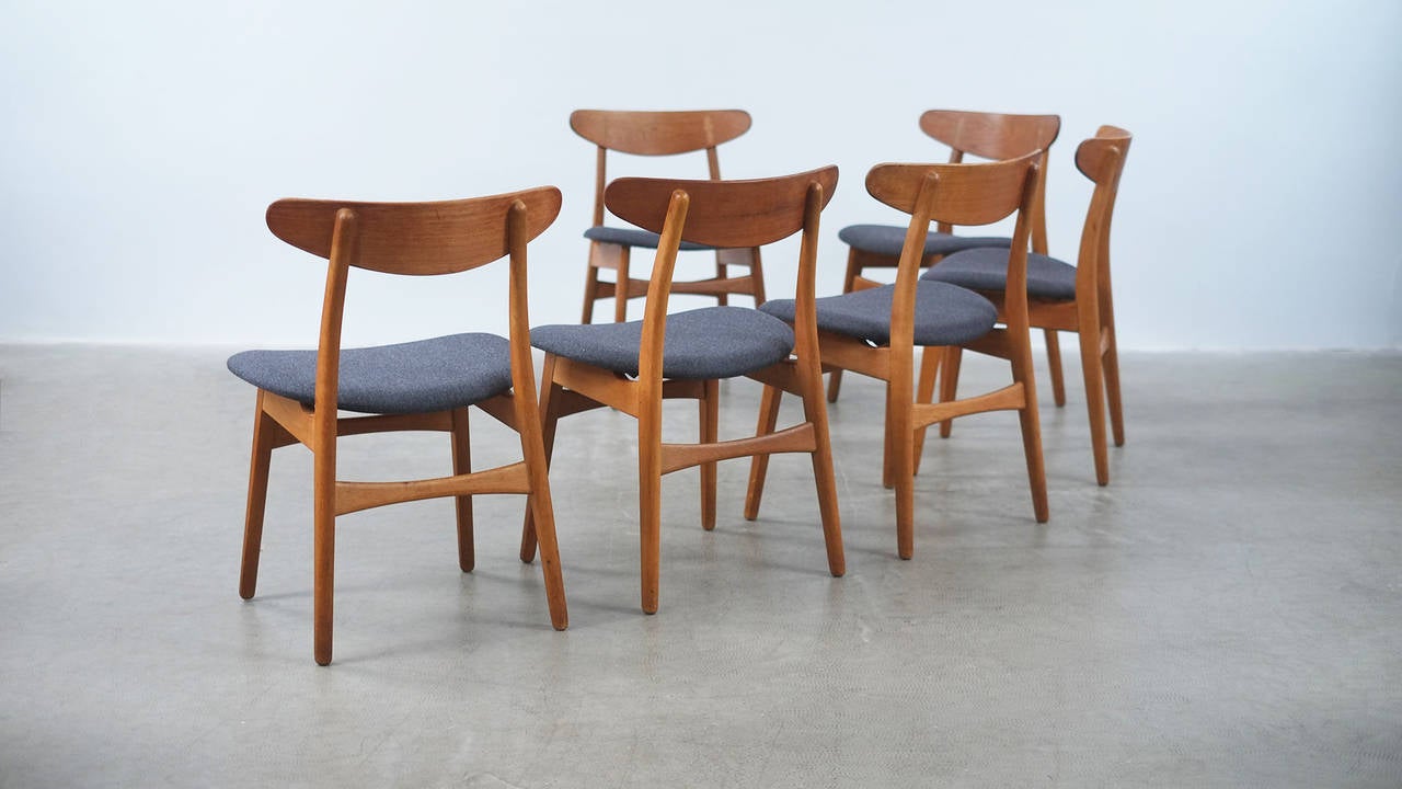 Hans Wegner CH30 Chairs at 1stDibs | hans wegner ch 30 chair, ch30-