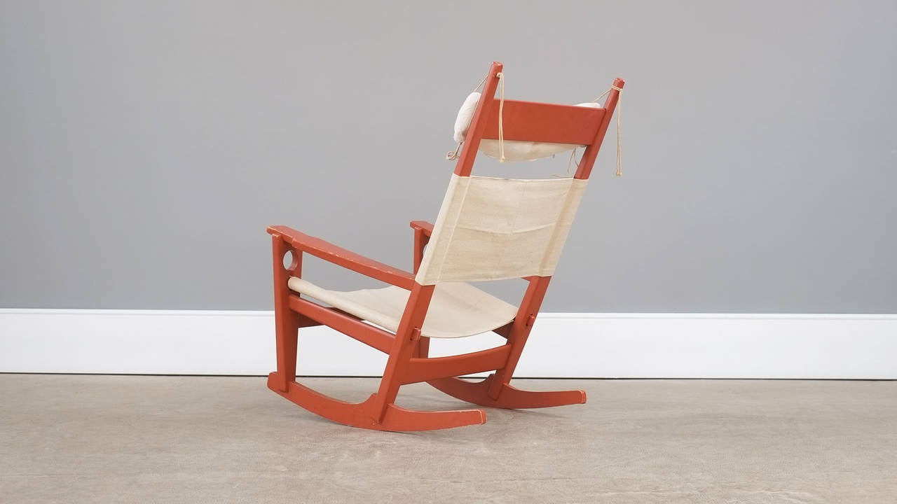 Hans Wegner Keyhole Rocker at 1stDibs