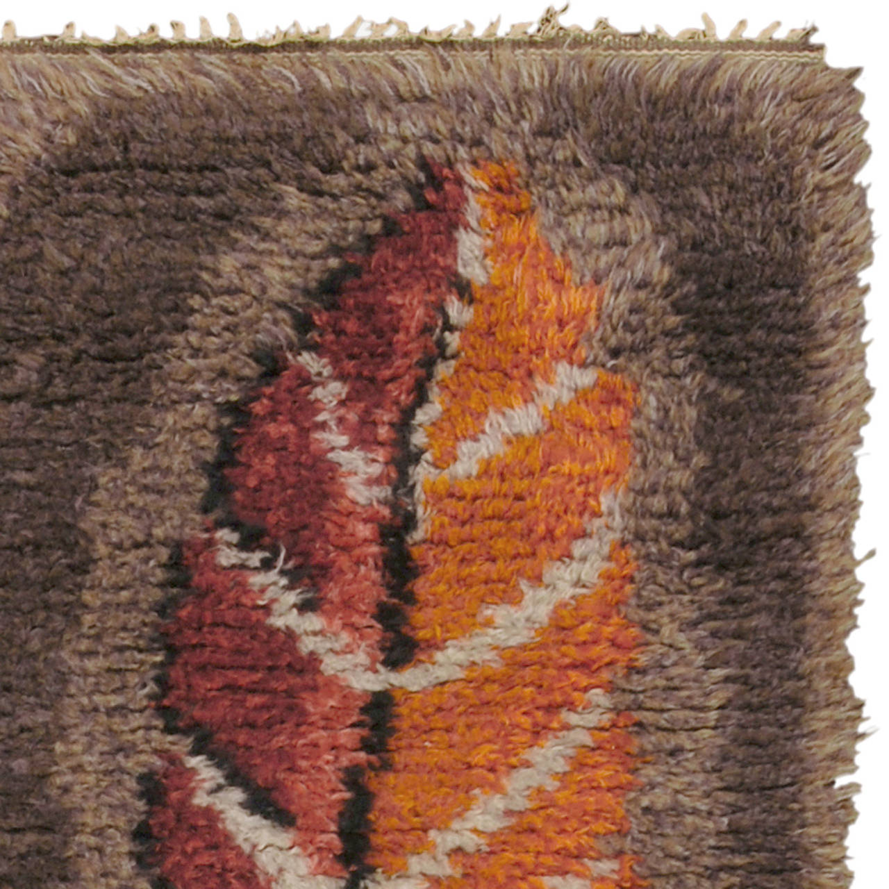 Mid-20th Century Swedish Rya Carpet For Sale at 1stDibs