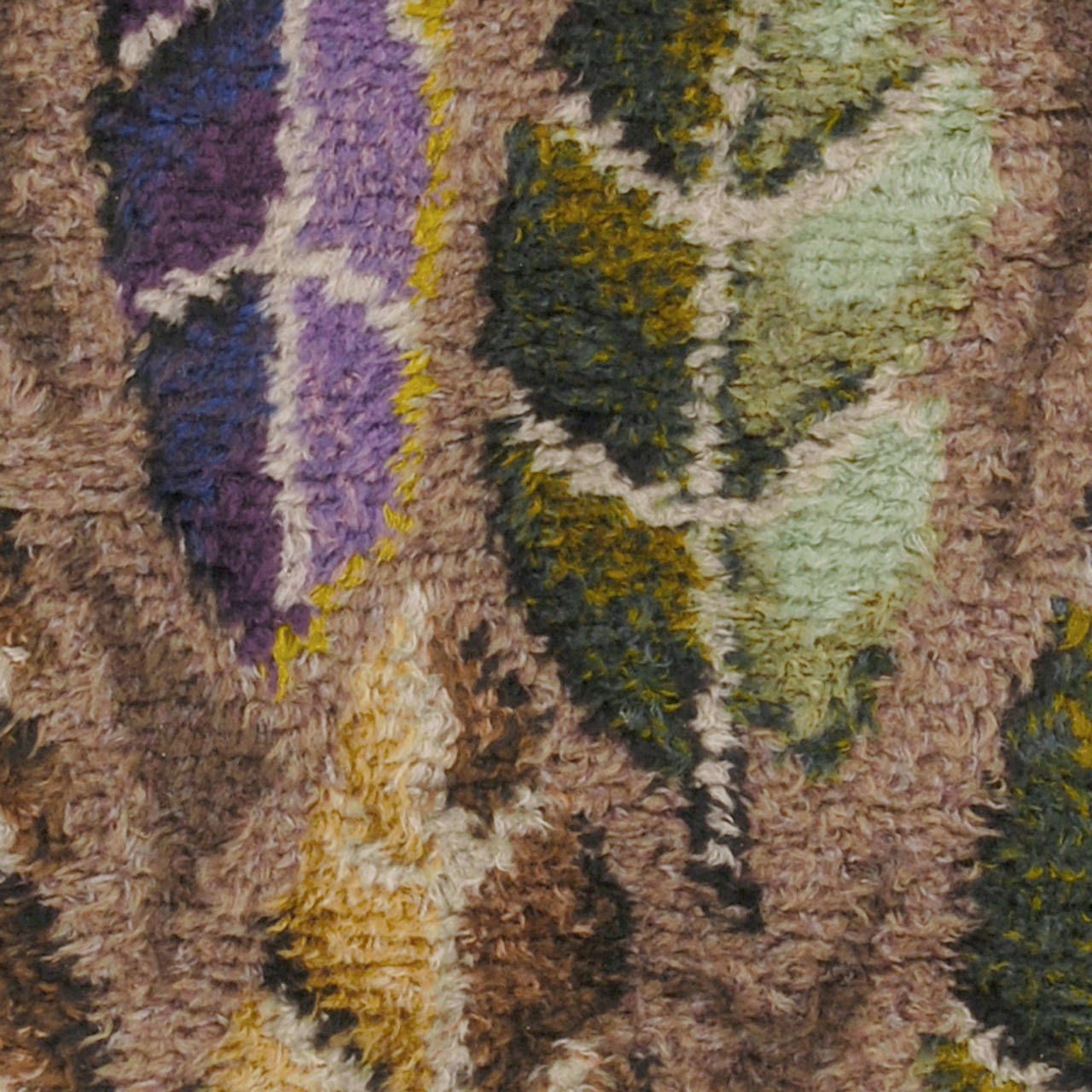 Mid-20th Century Swedish Rya Carpet For Sale at 1stDibs