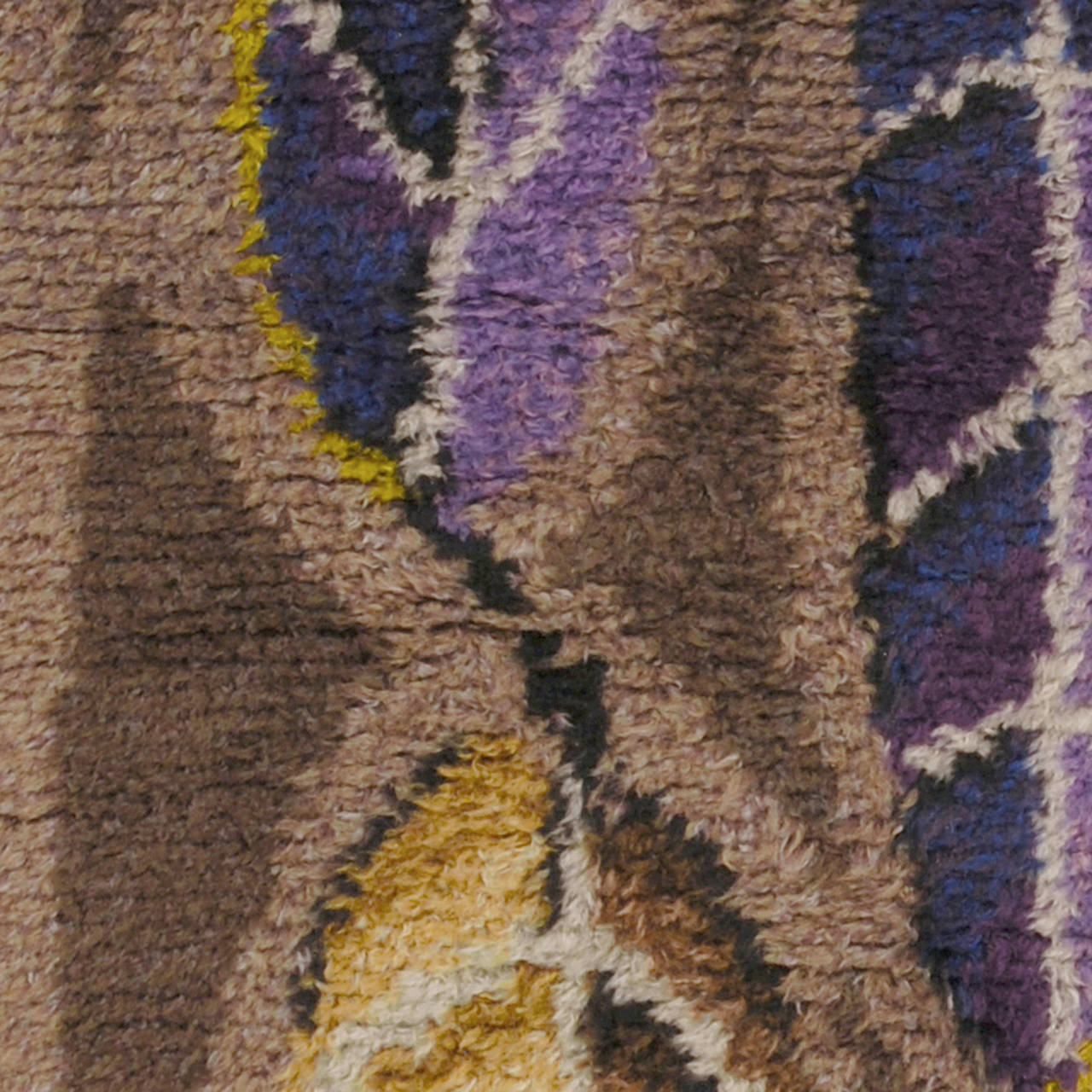 Mid-20th Century Swedish Rya Carpet For Sale at 1stDibs