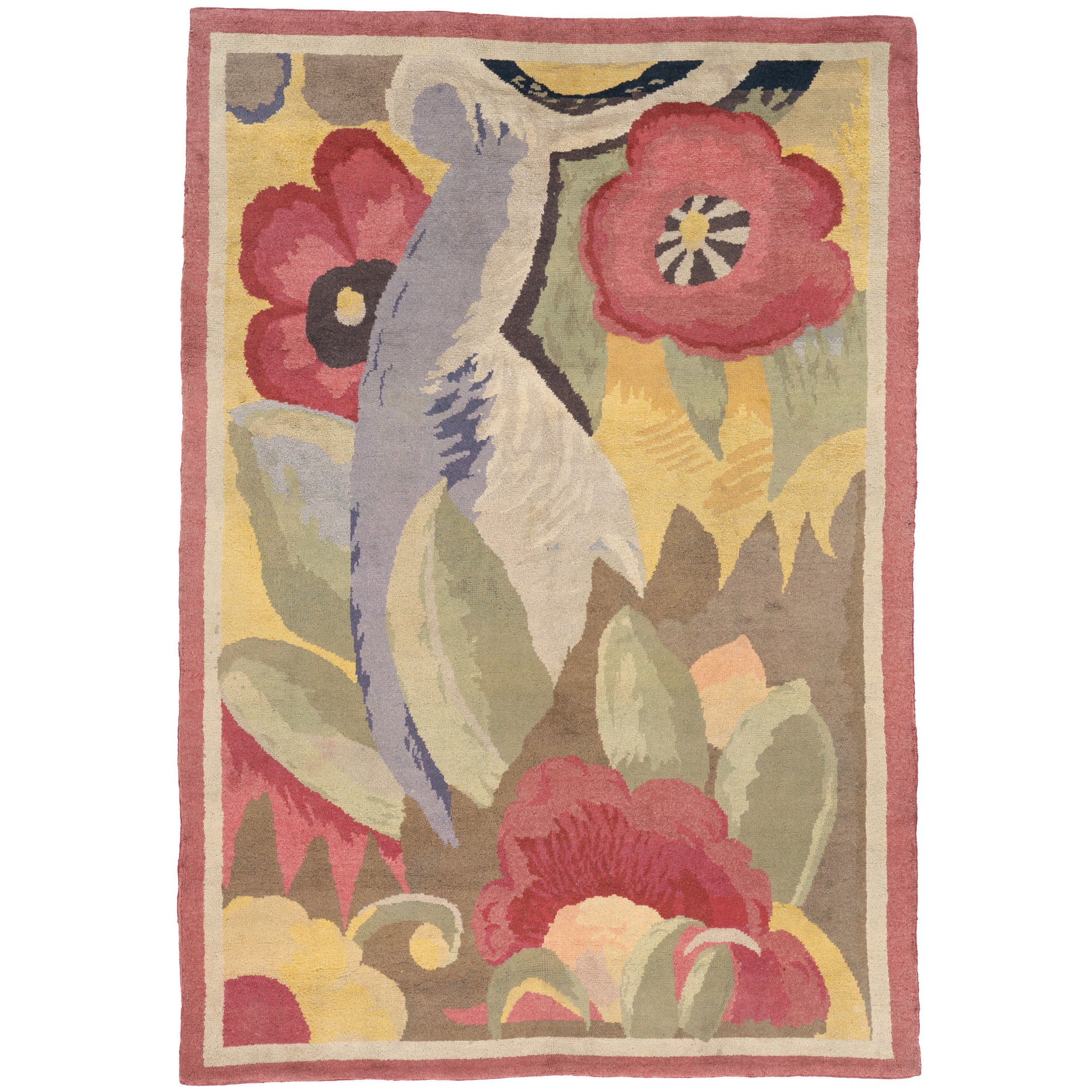 Mid-20th Century Handmade French Art Deco Room Size Carpet For Sale at ...