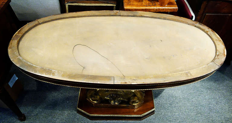 Italian Center Table with Marble Top, Naples For Sale at 1stDibs