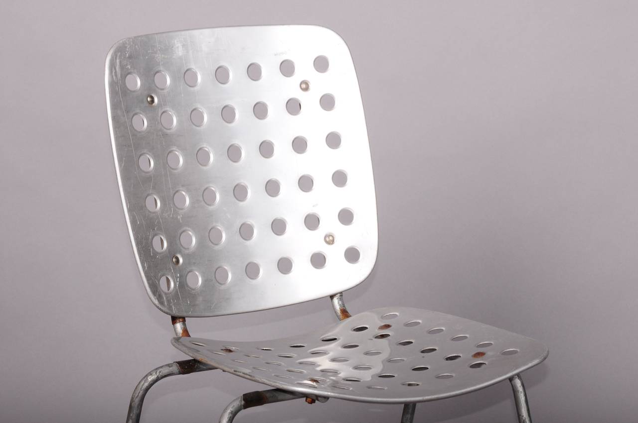Six Aluminium Hans Coray Chairs at 1stDibs