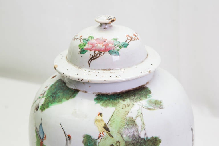 19th Century Chinese Potiche, Famille Rose For Sale at 1stDibs