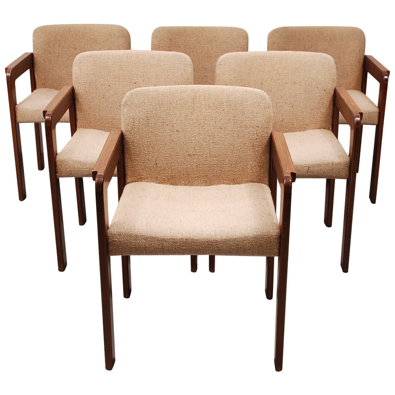 Mid-Century Kembo set of Upholstered Chairs For Sale at 1stDibs