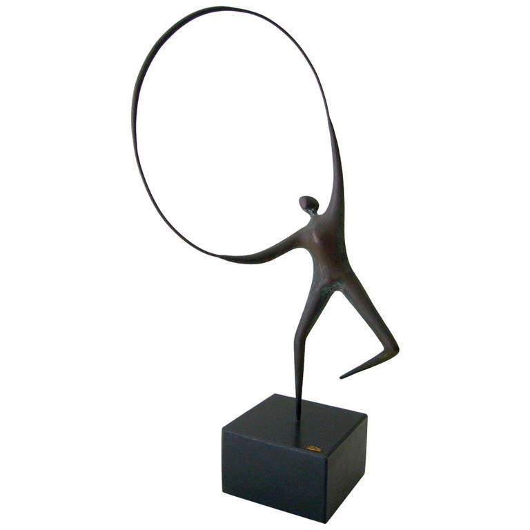 Curtis Jere Studio Abstract Modern Jump Rope Figure at 1stDibs