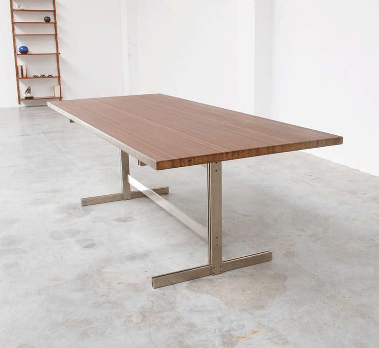 Exclusive Wenge Dining Table by Jules Wabbes at 1stDibs