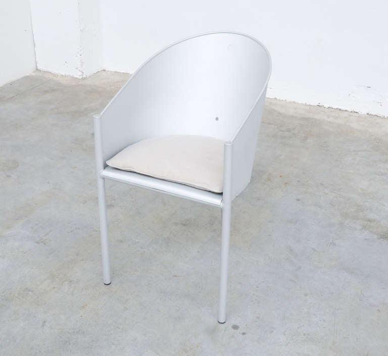 Costes Alluminio Chairs by Philippe Starck for Driade at 1stDibs