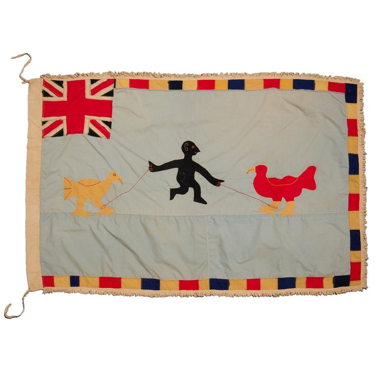 Mid-20th Century Fante Asafo Flag, Ghana at 1stDibs