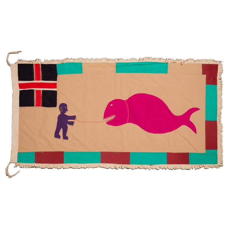 Mid-20th Century Fante Asafo Flag, Ghana For Sale at 1stDibs