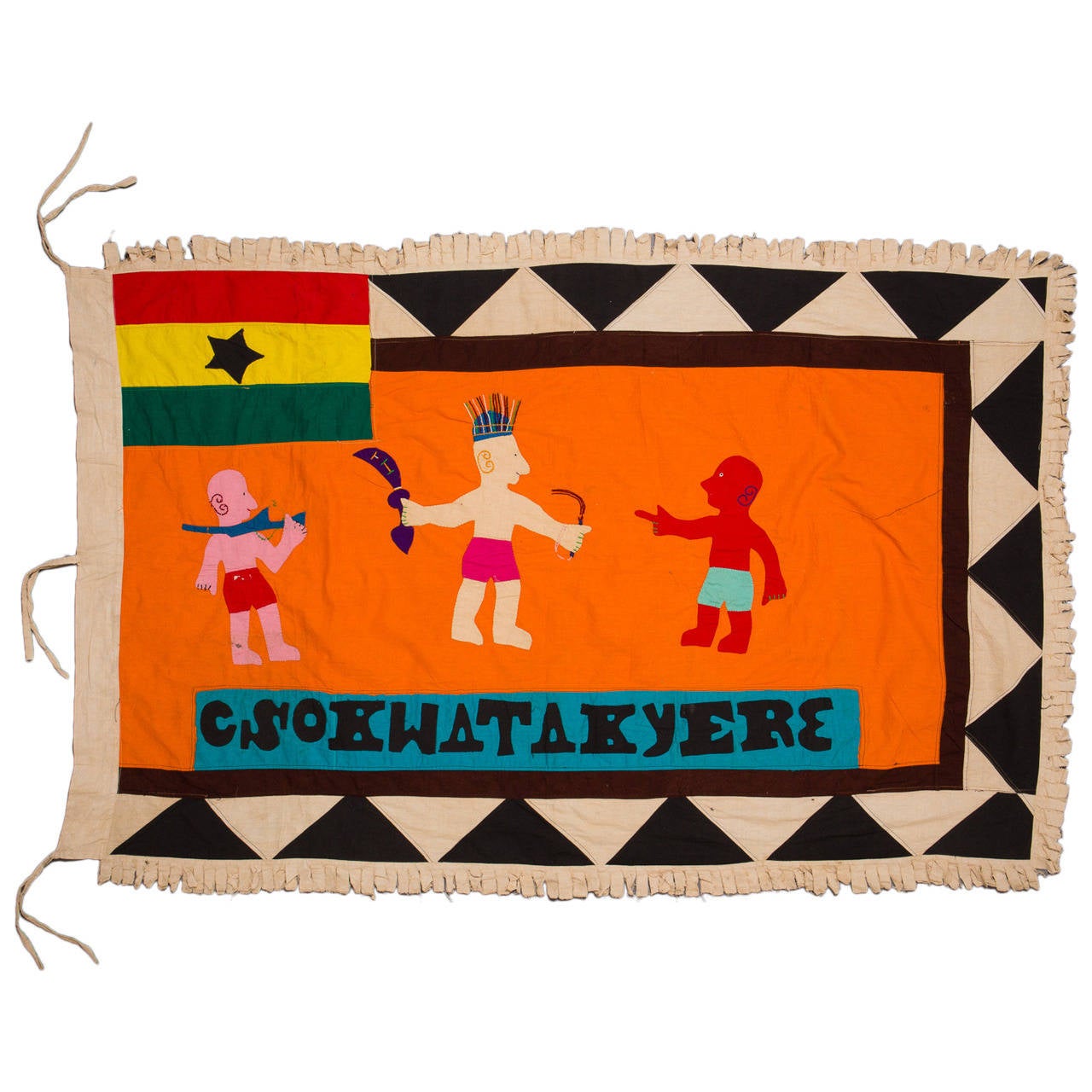 Fante Asafo Flag, Ghana, circa 1960 For Sale at 1stdibs